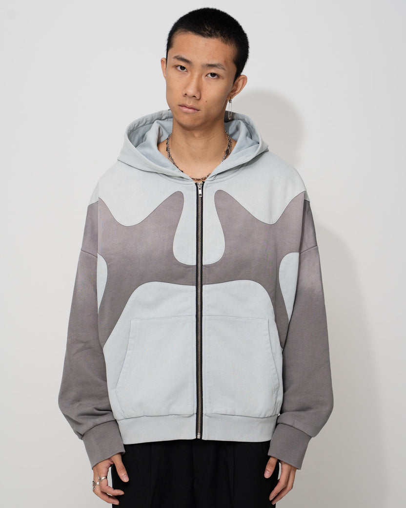 COLOR BLOCK HOODIE WASHED – NONSENSE.JP