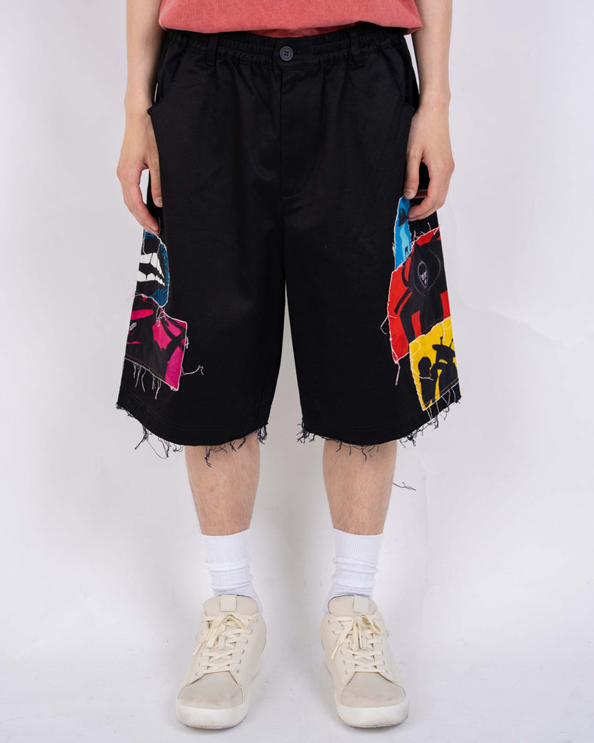 OP PANEL STITCHED SHORTS – NONSENSE.JP