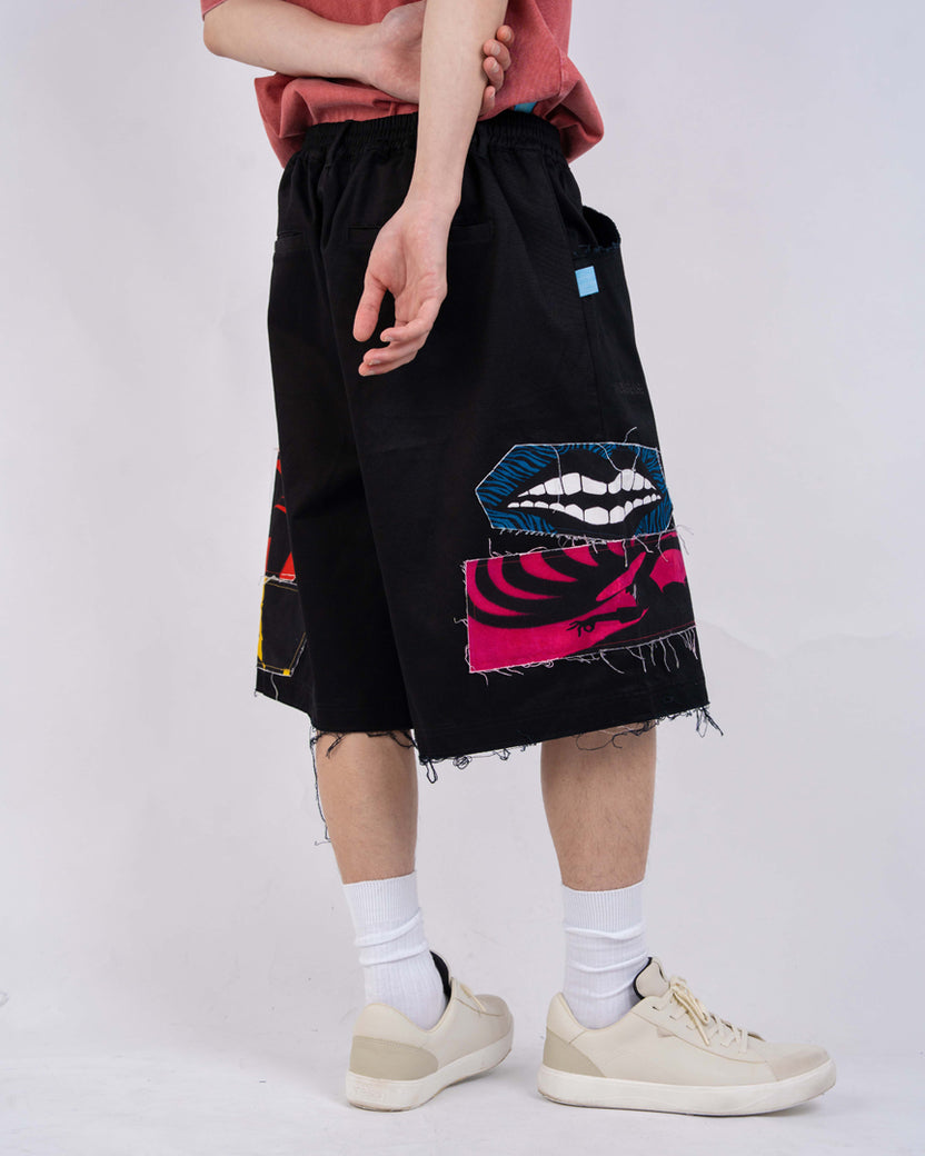 OP PANEL STITCHED SHORTS – NONSENSE.JP